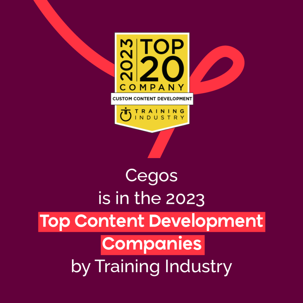 Cegos is in the 2023 international Top 20 Custom Content Development